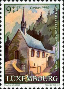 Stamp: Congregation of the Blessed Virgin Mary, Vianden (Luxembourg ...