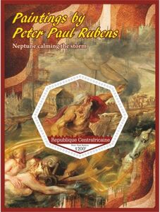 الطابع: Art Paintings by Peter Paul Rubens (جمهورية أفريقيا الوسطى ...
