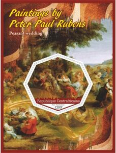 الطابع: Art Paintings by Peter Paul Rubens (جمهورية أفريقيا الوسطى ...