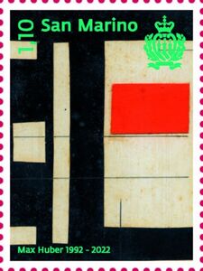 Stamp: Work by Max Huber (San Marino(Max Huber, Artist (2022)) Mi:SM ...