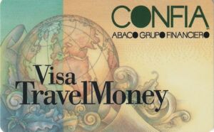 Bank Card: Visa TravelMoney (Banca Confia, MexicoCol:MX-VI-0133