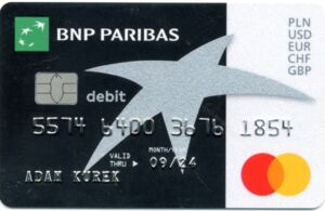 Bank Card: BNP Paribas (BNP Paribas Bank Polska, PolandCol:PL-MC-0579