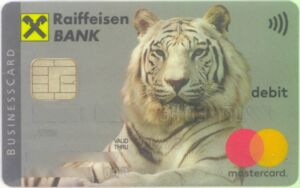Bank Card: RaiffeisenBank Mastercard Businesscard Tiger - 09/18/005 ...