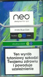 Cigarette Pack: Neo Arctic Blue Click (PolandCol:PL-TO-0008