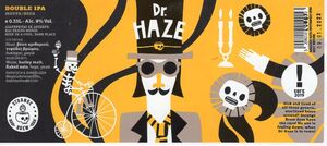 Drink Label: Dr. HAZE (Chios Brewery, GreeceCol:GR-BEER-001306