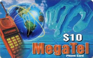 Tarjeta Telefónica: Megatel 10$ (No Text on Front) (IDT, República ...