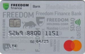 Bank Card: Freedom Card (Freedom Finance Bank, KazakhstanCol:KZ-MC-0045