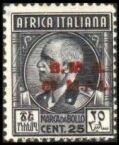Stamp: King Vittorio Emanuele III, facing left (Tripolitania, British ...