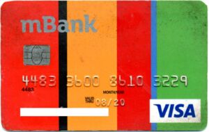Bank Card: mBank Visa (BRE Bank SA/MultiBank/mBank, PolandCol:PL-VI-0102.04