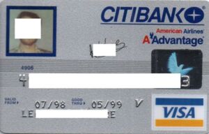 Bank Card: AAdvantage (Citibank, ArgentinaCol:AR-VI-0186
