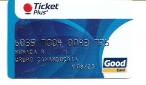 Bankovna kartica-kreditna kartica: Good card (Edenred Soluções Pré ...