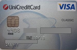 Bank Card: UniCreditCard Classic (UniCredit Bank, RussiaCol:RU-VI-0067