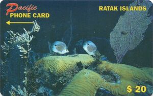 Carte téléphonique: Ratak - Tropical Fish (FAKE Marshall Islands ...