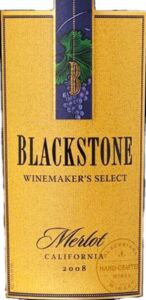 Drink Label: Blackstone Winemaker's Select California Merlot ...