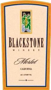 Drink Label: Blackstone Winemaker's Select California Merlot ...