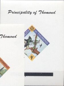 Stamp: Birds on branch - Kennedy Memorial (Ireland: Cinderella Stamps ...