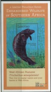 Selo: West African Manatee (Trichechus senegalensis) (Lesoto(Rare ...
