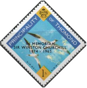 Stamp: Seagulls - Churchill Memorial (Ireland: Cinderella Stamps ...