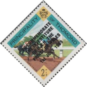 Stamp: Horse racing - Prince of Wales Investiture (Ireland: Cinderella ...