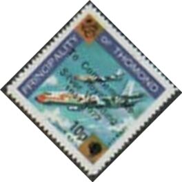 Stamp: Jet airliners - Royal Silver Wedding (Ireland: Cinderella Stamps ...