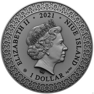 Moneda: 1 Dollar (The Knight in the Panther's Skin - Coronation of ...