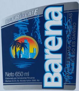 Drink Label: Barena (Cervecerias Pervanas S.A.A., PeruCol:PE-BEER-000134