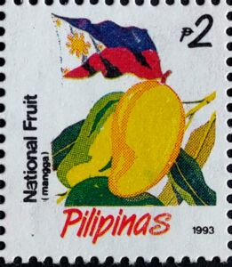 Stamp: National fruit Mango (Mangifera indica) (Philippines(Philippine ...