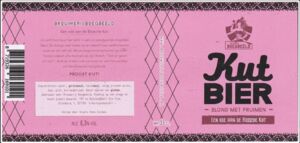 Drink Label: Kutbier Blond met Pruimen (Brouwerij Boegbeeld ...