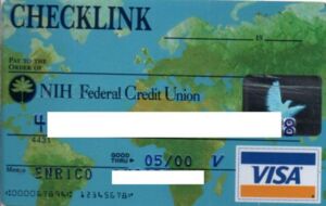 Bank Card: Checklink (NIH Federal Credit Union, United States of ...