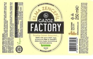 Drink Label: Elma, Zencefil Aromalı Gazlı İçecek (Factory İcecek Gıda ...