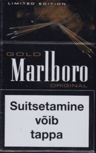 Cigarette Pack: Marlboro Gold Original Limited Edition (Estonia ...