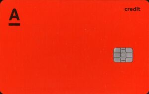 Bank Card: A Red (credit) (Alfa-bank, RussiaCol:RU-MC-2149.08