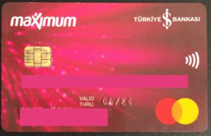 Bank Card: maXimum (Türkiye İş Bankası, Türkiye (Turkey)Col:TR-MC-0502