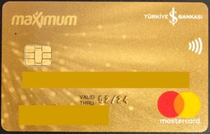 Bank Card: maXimum (Türkiye İş Bankası, Türkiye (Turkey)Col:TR-MC-0503