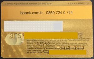 Bank Card: maXimum (Türkiye İş Bankası, Türkiye (Turkey)Col:TR-MC-0503