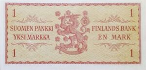 Banknote: 1 Markka (Finland(1963 Issue) Wor:P-98a.17