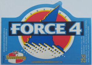 Drink Label: Force 4 (Brasseries Kronenbourg, FranceCol:FR-BEER-000335
