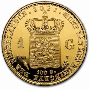 Coin: 1 Gulden (1818 Wilem I first Dutch guilder) (Netherlands(1960 ...