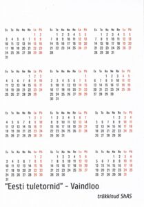 Pocket Calendar: Lighthouse Vaindloo (Estonia(Lighthouses of Estonia ...