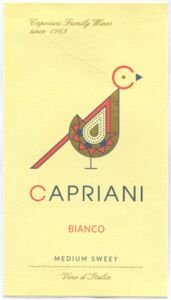Drink Label: Capriani - Bianco (Terre Cevico Soc. Coop. Agricola ...