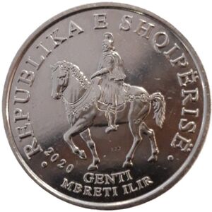 Madeni paralar: 50 Lekë (King Gentius) (Arnavutluk(1991-günümüz ...
