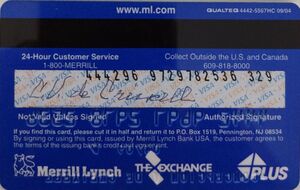 Bank Card: Total Merrill (Merrill Lynch Bank, United States of ...