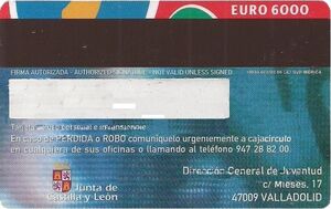 Tarjeta de Banco: Carnet Joven Euro