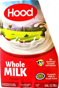 Drink Label: Hood Whole Milk Vitamin D (HP Hood LLC, United States of ...