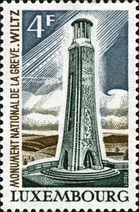 Sello: National Strike Monument (National Strike Memorial, Wiltz ...