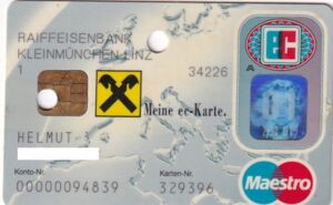 Bank Card: Meine ee- Karte (Raiffeisenbank Kleinmünchen - Linz ...