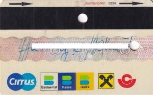 Bank Card: Meine ee- Karte (Raiffeisenbank Kleinmünchen - Linz ...