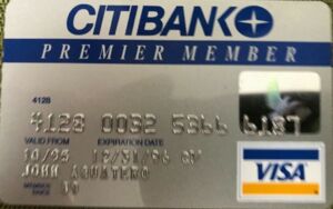 Bank Card: Citibank Premier Member (Citibank, United States of ...