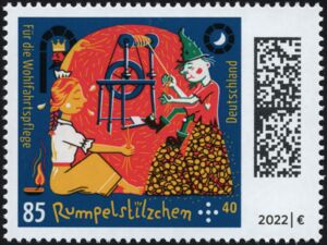 Stamp: The Hardship : Spinning the Straw into Gold (Germany, Federal ...