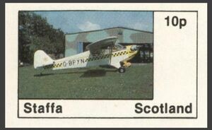 Stamp: Aircraft (Scotland, Staffa: Cinderella Stamps(Staffa) Col:GB-SF ...